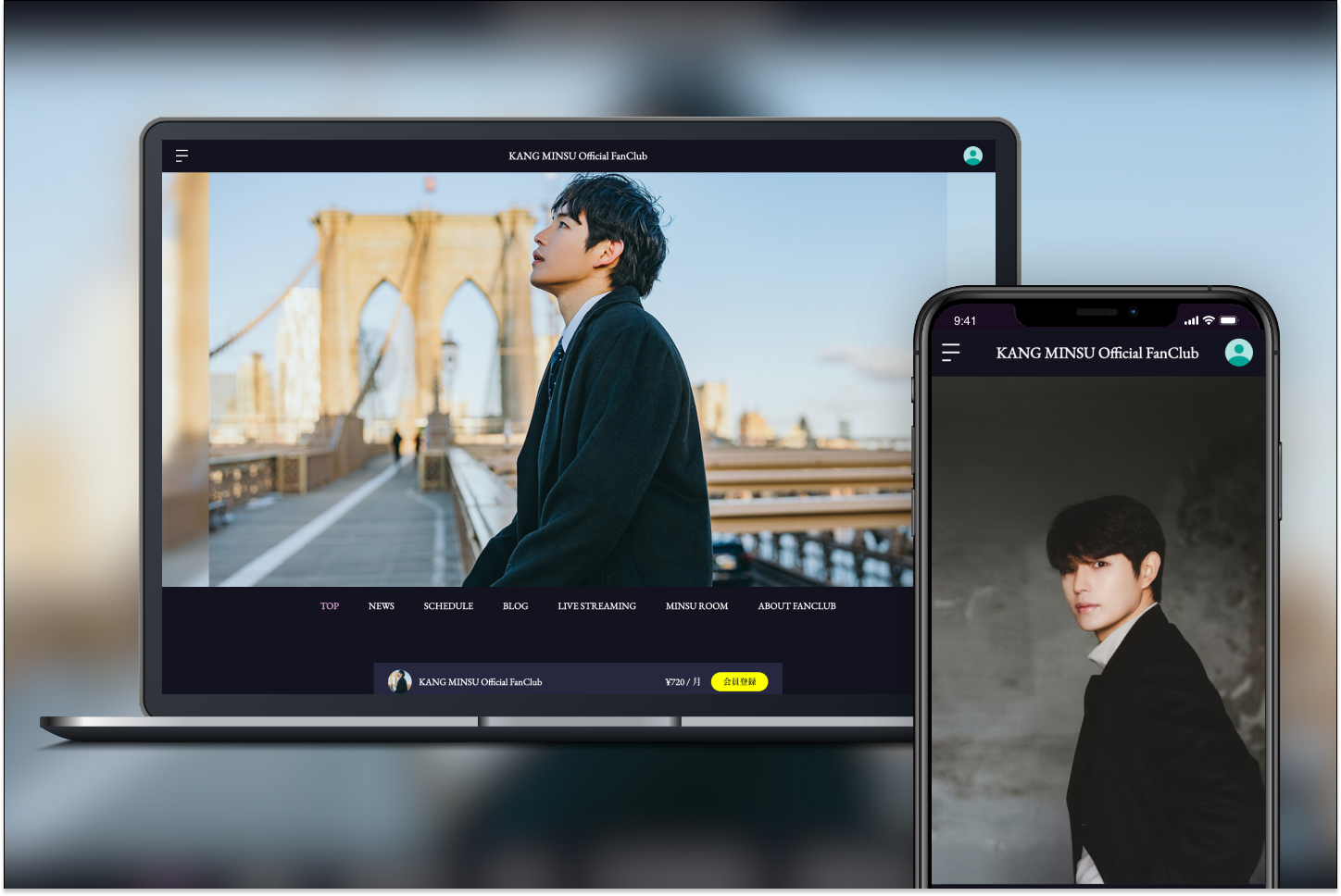 「Bitfan」にて、“そろそろ日本で売れる韓国人”カンミンスのオフィシャルファンクラブをオープン！ | 株式会社SKIYAKI | ファンクラブ・ファンコミュニティ・ストアサイト運営